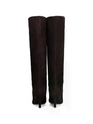 BIANCADI Suede Pointed-toe Boots