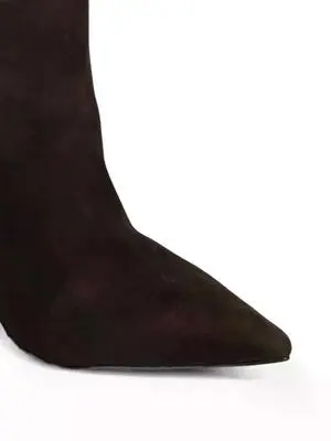 BIANCADI Suede Pointed-toe Boots