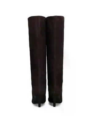 BIANCADI Suede Pointed-toe Boots