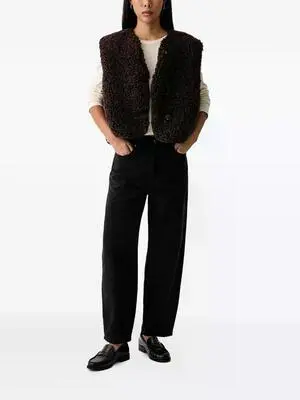 Marc O'polo Bouclé-texture Waistcoat - Brown