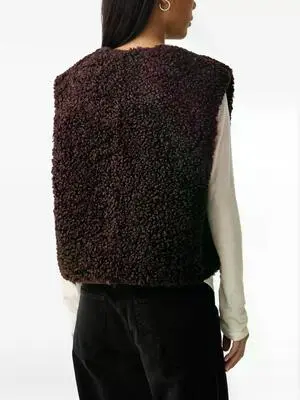 Marc O'polo Bouclé-texture Waistcoat - Brown