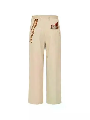 DOUBLET Trompe L'oeil Embroidered Trousers
