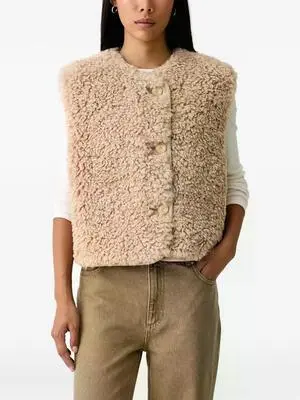 Marc O'polo Bouclé-texture Gilet - Neutrals