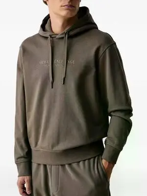Armani Exchange Logo-print Drawstring Hoodie