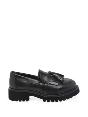 PAWELK'S Tassel-detail Chunky-sole Loafers - Brown