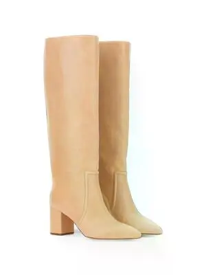 Paris Texas Pointed-toe Knee-high Boots