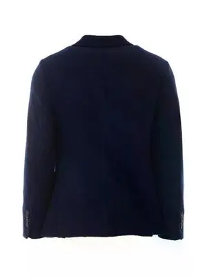 CIRCOLO 1901 Textured Single-breasted Jacket - Blue