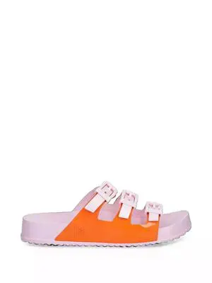 Melissa Cozy Buckle-fastening Slides - Pink