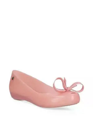 Melissa Bow-detail Ballet Flats