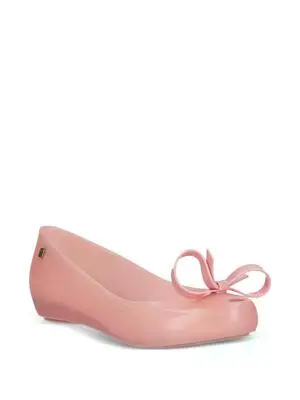Melissa Bow-detail Ballet Flats
