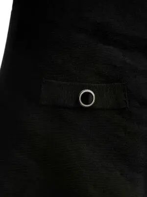 MORGAN Striped Button-detail Mini Dress