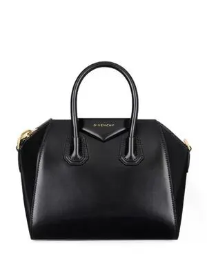 Givenchy Mini Antigona Bag In Box Leather - Black