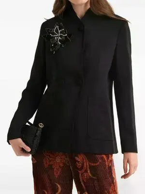 Malìparmi Double-breasted Cady Blazer - Black