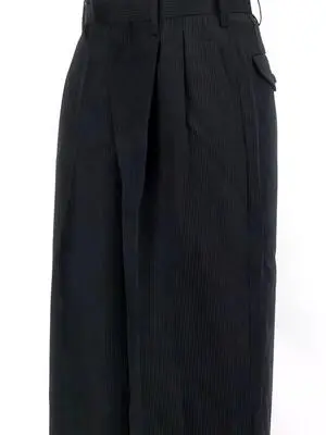 Junya Watanabe Pinstripe-pattern Pleated Trousers