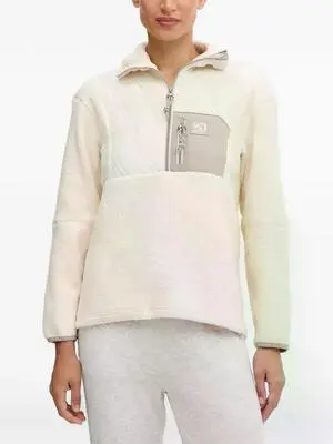 Kari Traa Røthe Quilted Half-zip Fleece Jacket - White