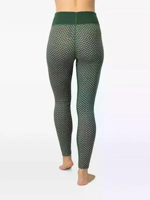 Kari Traa Pattern-mixed Panelled Base Layer Leggings
