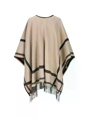 Fendi Selleria Macro-stitch Poncho