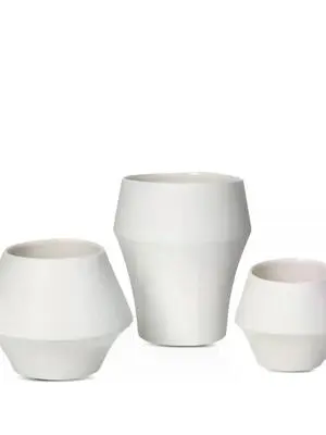 POMAX Kojin Porcelain Tumblers - White