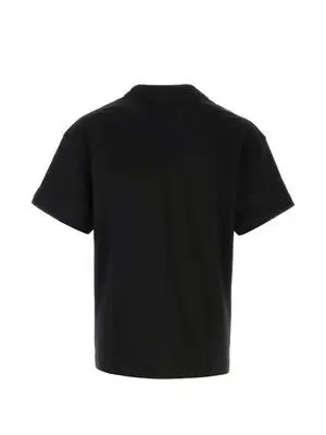 Palm Angels Logo-print Cotton T-shirt - Black