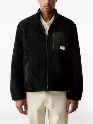 Marc O'polo Zip-up Fleece Sweater - Blue