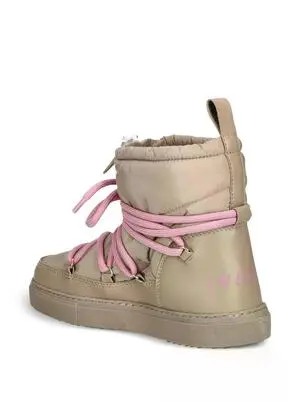 Inuikii Quilted Lace-up Ankle Boots
