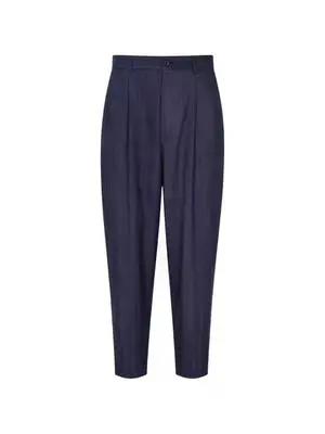 Comme Des Garçons Pinstripe-pattern Wool Trousers