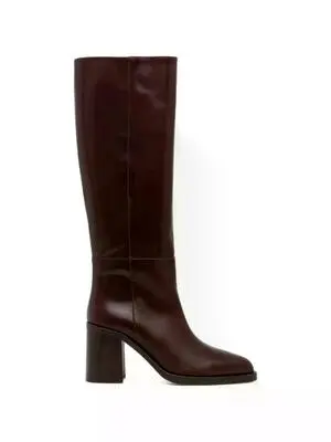 JONAK PARIS Dickinson Pointed-toe Knee-high Boots - Brown