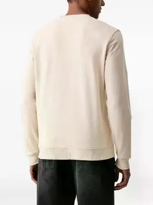 Marc O'polo Logo-print Crew-neck Sweater - Neutrals