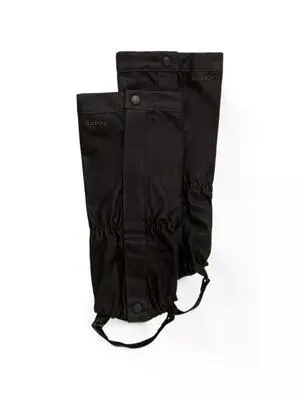 Barbour Embroidered-logo Touch-strap Gaiters - Brown