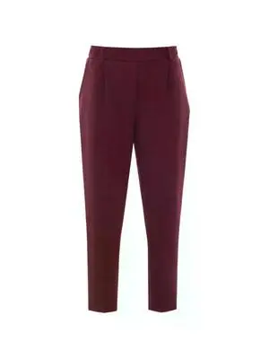 OWN Pleated Tapered Trousers - Red
