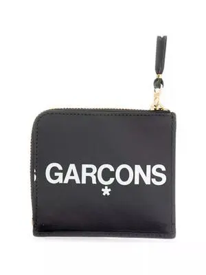 Play Comme Des Garcon Logo-print Leather Coin Purse