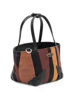 Emilio Pucci Silk-twill Palio Bag