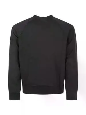 Stone Island 6100008 Organic-cotton Fleece Sweatshirt - Black