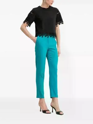 MORGAN Button-fastening Cropped Trousers