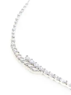SWAROVSKI Mesmera Crystal-embellished Necklace - Silver