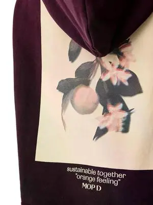 Marc O'polo Graphic-print Cropped Hoodie