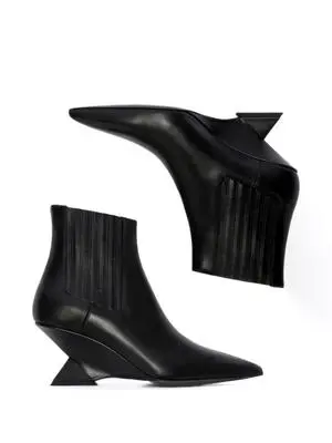 Attico Cheope Wedge-heel Ankle Boots