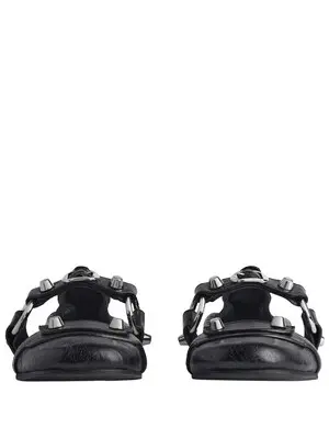 Balenciaga Arena Leather City Ballet Flats