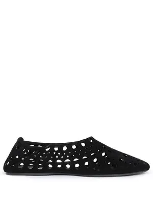 Alaïa Vienne Slippers In Velvet-effect Calfskin