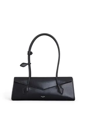 Alaïa Le Teckel Flap Medium Glossy Leather Bag