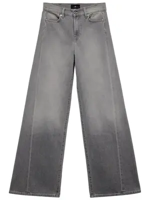 7 FOR ALL MANKIND Lotta Grey Tailorless Jeans