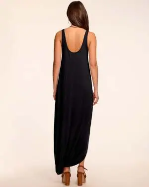 Ramy Brook Ellison Knit Scoop Neck Midi Dress