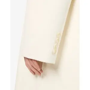 THE FRANKIE SHOP Gaia Double-breasted Wool-blend Coat