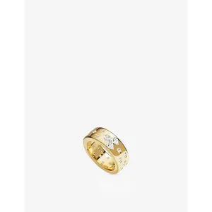 APM MONACO Les Gouttelettes 18ct Gold-plated Alloy And Cubic Zirconia Ring - Yellow
