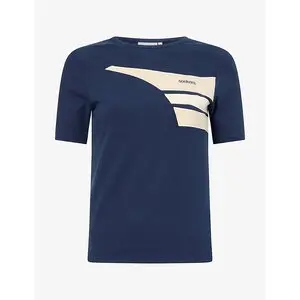 SISTERS & SEEKERS Seekola Baby Stretch-cotton T-shirt - Navy