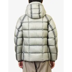 C.P. COMPANY Grid-pattern Shell Puffer Jacket