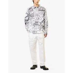 HERESY Library Patterned Cotton Shirt