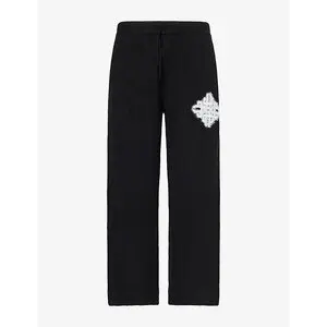 THE COUTURE CLUB Brand-emblem Knitted Jogging Bottoms - Black