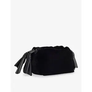 Zimmermann Cloud 91 Peacock Small Velvet Clutch