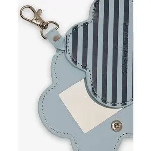 SISTERS & SEEKERS Jasper Striped Mirrored Keyring